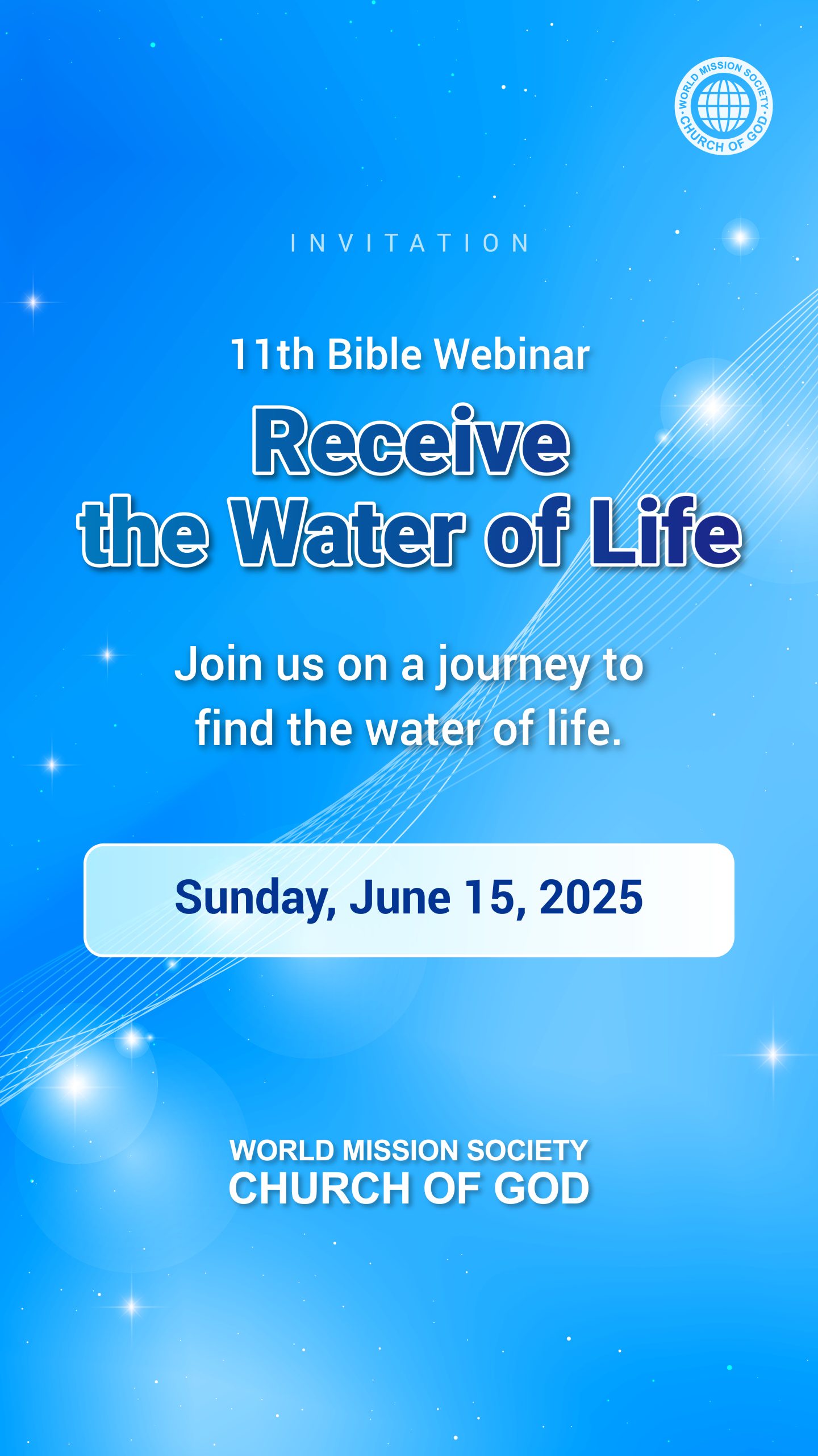 Receive the Water of Life - WATV Webinar